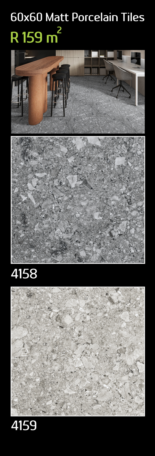 60X60 MATT PORCELAIN TILES - TILE FACTORY